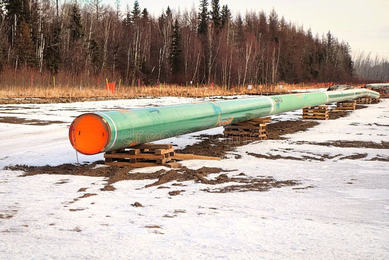 The End of a Pipeline that Has Been Stopped Stock Photo - Image of ...