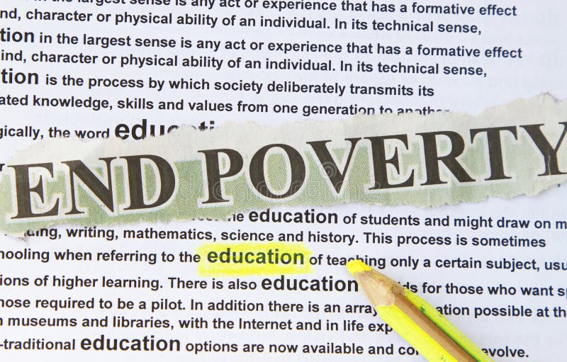 End poverty stock photo. Image of newspaper, fortune - 29859002