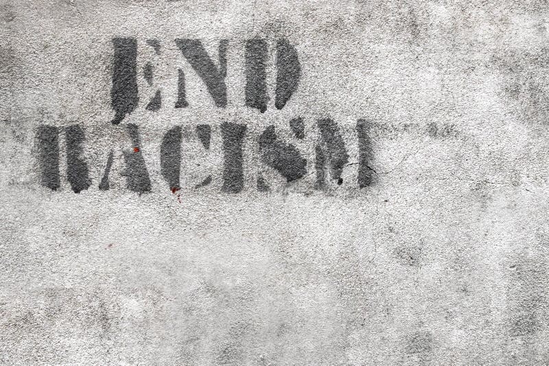 End racism stock image. Image of politics, minorities - 153572799