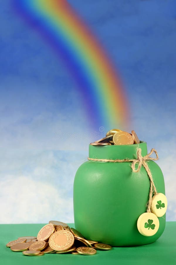 End of the Rainbow stock photo. Image of conceptual, success - 511122