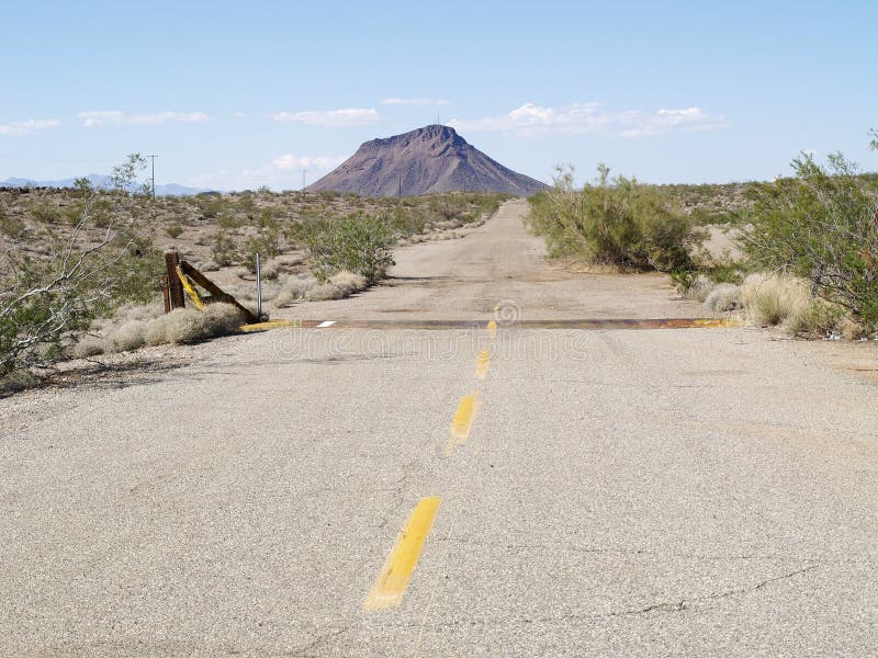 The end of the paved road stock image. Image of road - 33971565