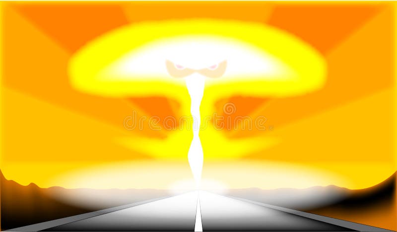 The End of the Road. stock illustration. Illustration of light - 49913039