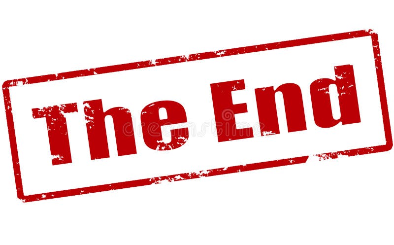 The end stock illustration. Illustration of stamp, miscellaneous - 92069008