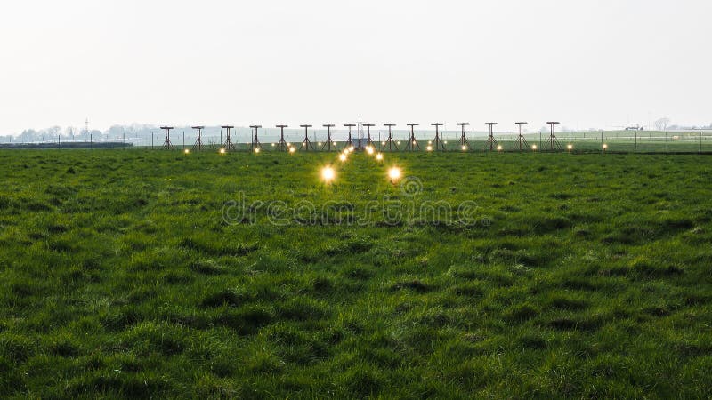 End of runway stock image. Image of boundary, airfield - 278279467