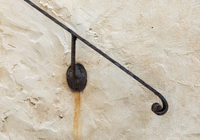 End of a stair railing stock photo. Image of circle - 139567306