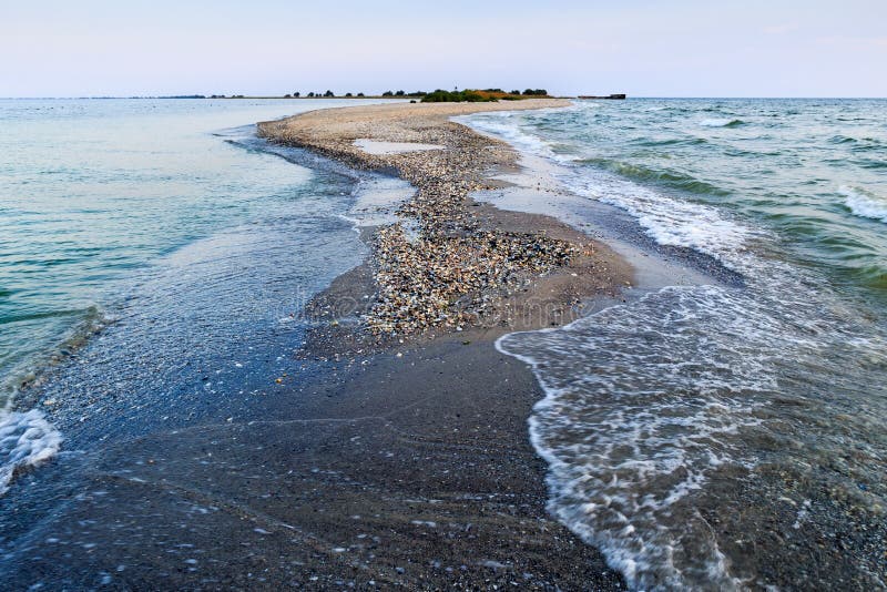 Marine Spit On Beach Livadi In Resort Bali, Crete Stock Photo - Image ...