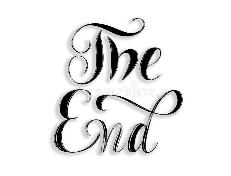End Lettering Stock Illustrations – 2,694 End Lettering Stock ...