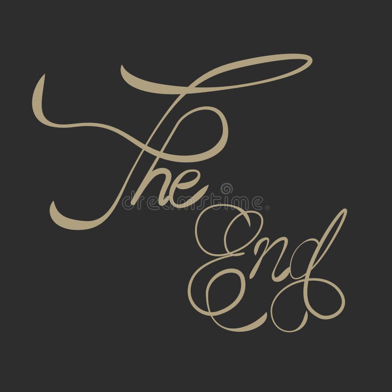 End Lettering Stock Illustrations – 2,694 End Lettering Stock ...