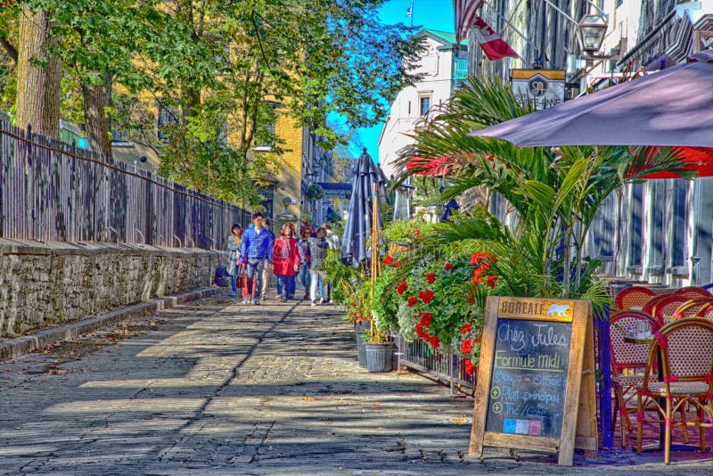 End of Summer in Quebec City Editorial Stock Photo - Image of tourism ...