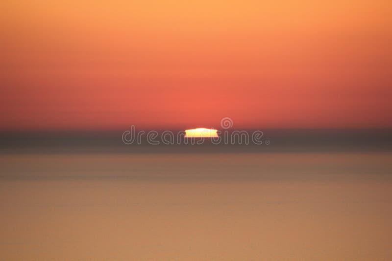 Almost the End of Sunset - Solar Protection Stock Image - Image of ...