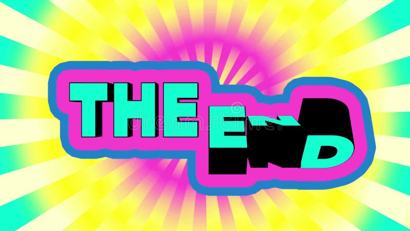The End Text Animation in 4K - Versatile Closing Screen for Projects ...