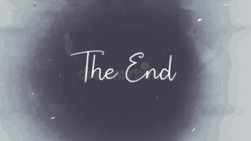 The End Animated Handwritten on a Chalkboard in 5 Languages. the End ...