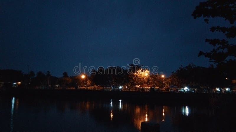End of thw day at night stock photo. Image of darkness - 273725266