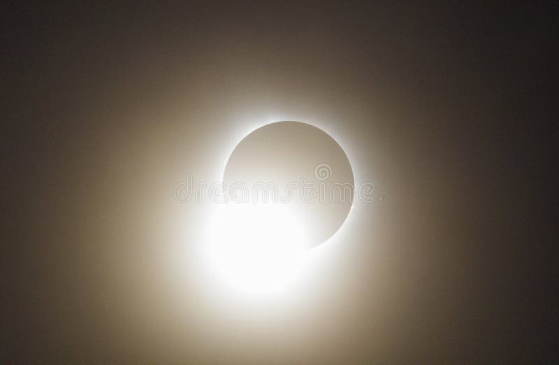 End of a Total Solar Eclipse, Seen from Dublin, Ohio, April 8, 2024 ...