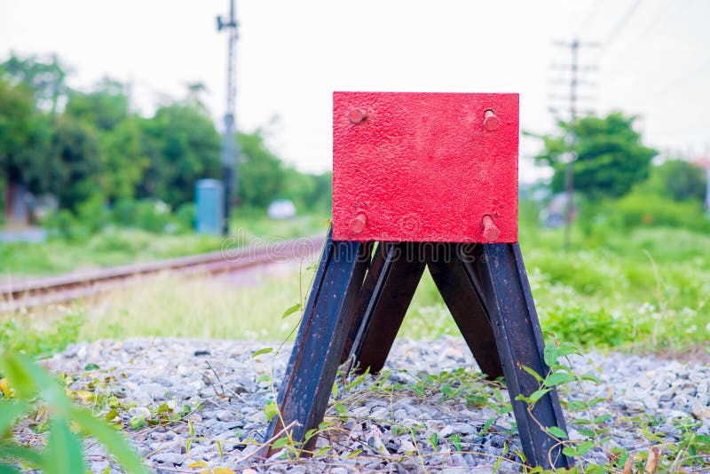 End of the train stock photo. Image of railway, locomotive - 40987640
