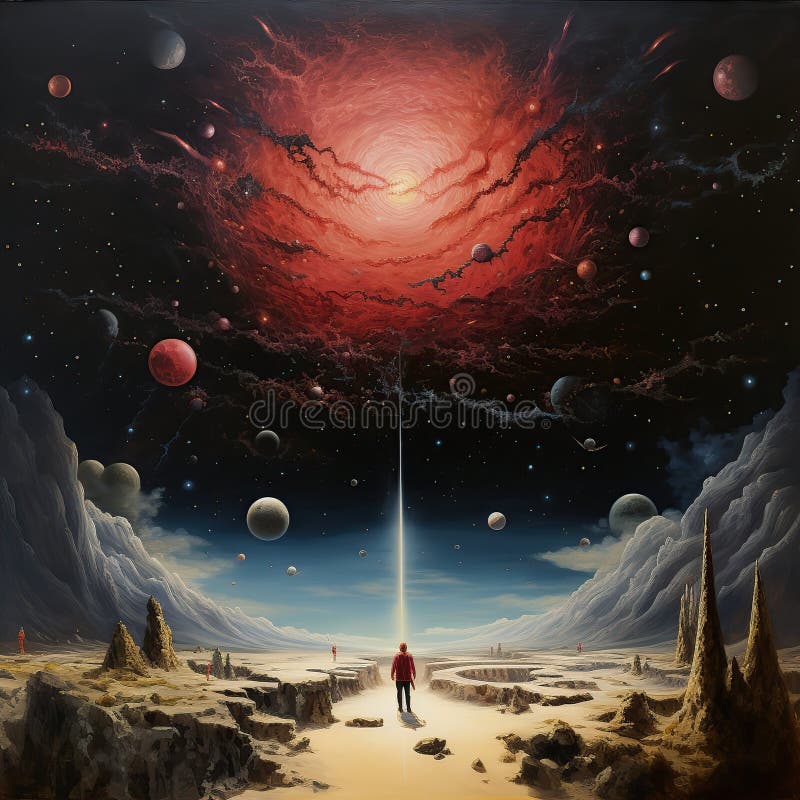 End of the Universe Illustration Stock Illustration - Illustration of ...