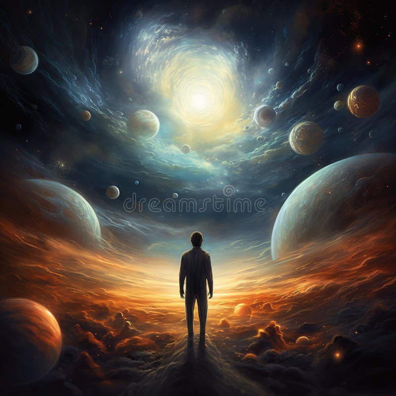 End of the Universe Vector Illustration Stock Illustration ...