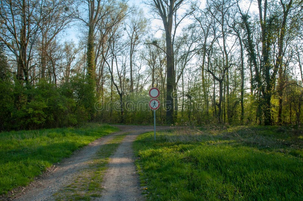 End of walkable path stock image. Image of path, message - 145969863