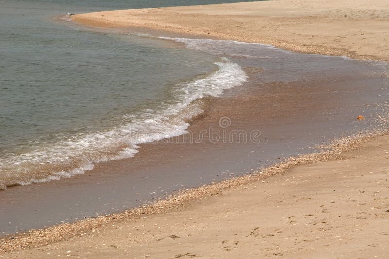 End of a Wave stock image. Image of shells, water, banks - 16705