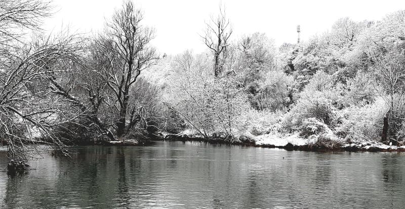 End winter 2 editorial image. Image of pond, frost, snow - 209870730