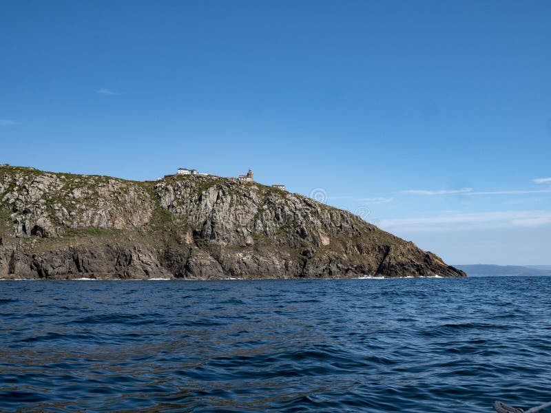 The End of the World: the Finisterre Lighthouse in Spain Stock Photo ...