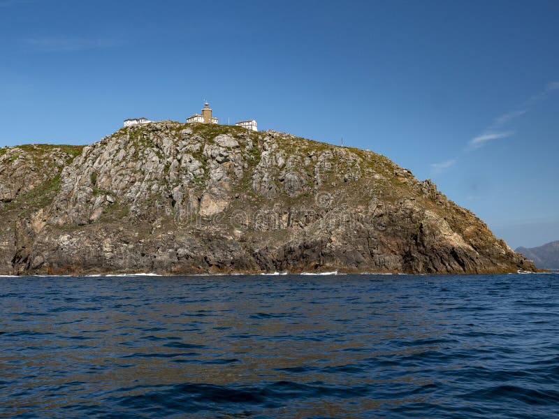 The End of the World: the Finisterre Lighthouse in Spain Stock Photo ...