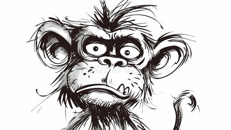 Nervous Monkey Cartoon Stock Photos - Free & Royalty-Free Stock Photos ...