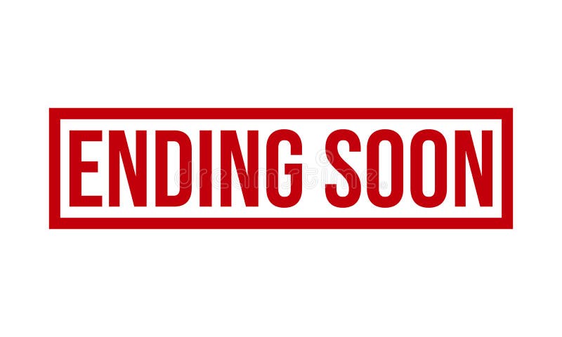 Ending Soon Rubber Stamp. Ending Soon Grunge Stamp Seal Vector ...