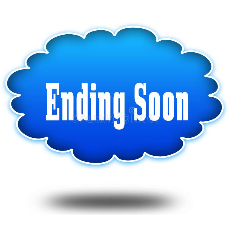 ENDING SOON on Magenta Thought Cloud. Stock Illustration - Illustration ...