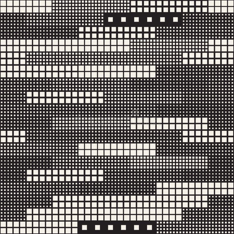 Endless Abstract Background with Random Size Squares. Vector Seamless ...