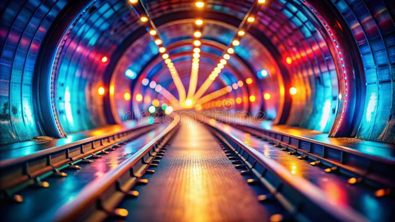 Endless Animated Tunnel Background a TiltShift Miniature World Looping ...