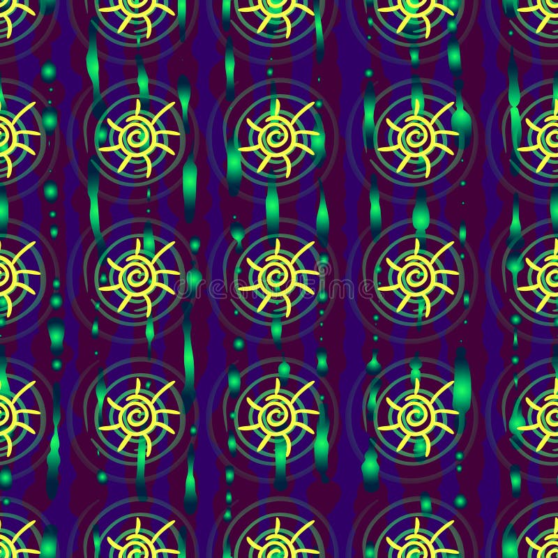 Endless Background of the Sun Stock Illustration - Illustration of ...