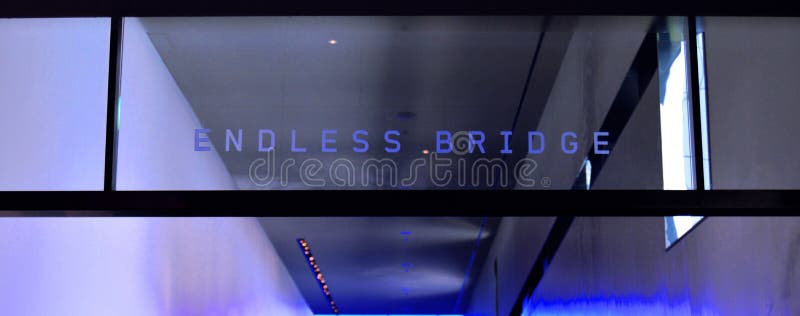 Endless Bridge editorial stock image. Image of auditorium - 85298599