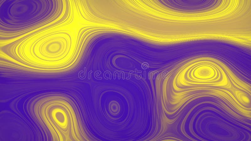 Endless Colorful Flow with Trendy Neon Gradient. 3d Rendering Loop ...