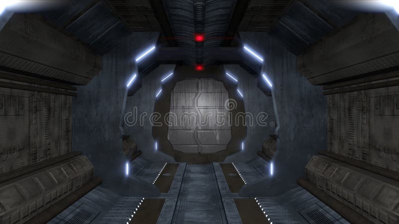 Animation of an Interior of an UFO with Aliens. Loop-able 4K Stock ...