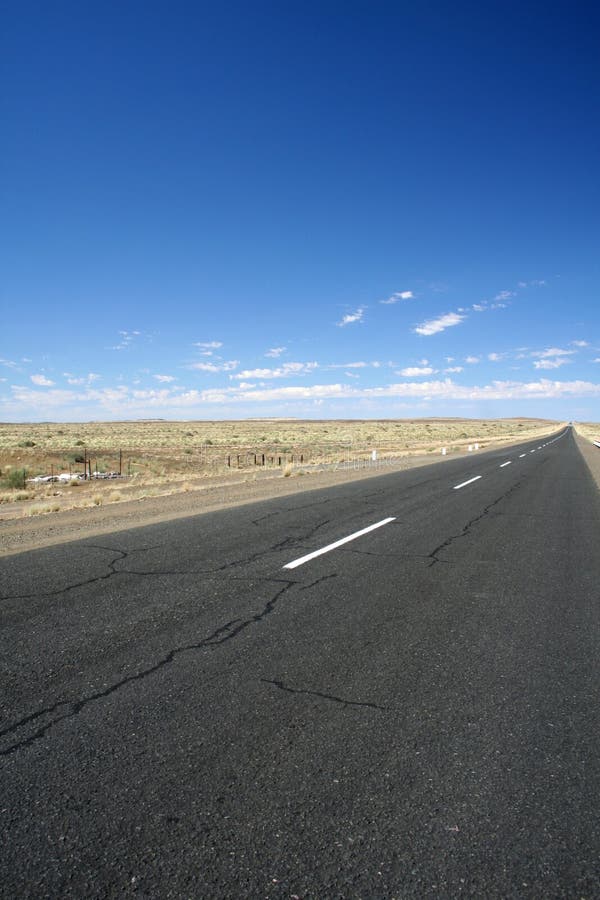 Endless Desert Road stock image. Image of america, street - 4035371