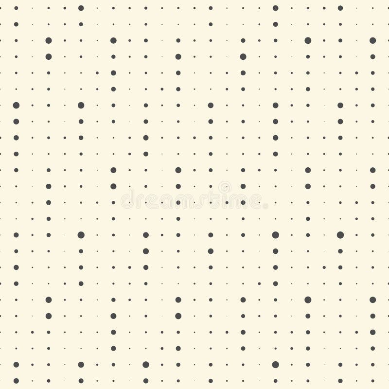 Endless Dots Pattern. Minimal Spots Background Stock Vector ...