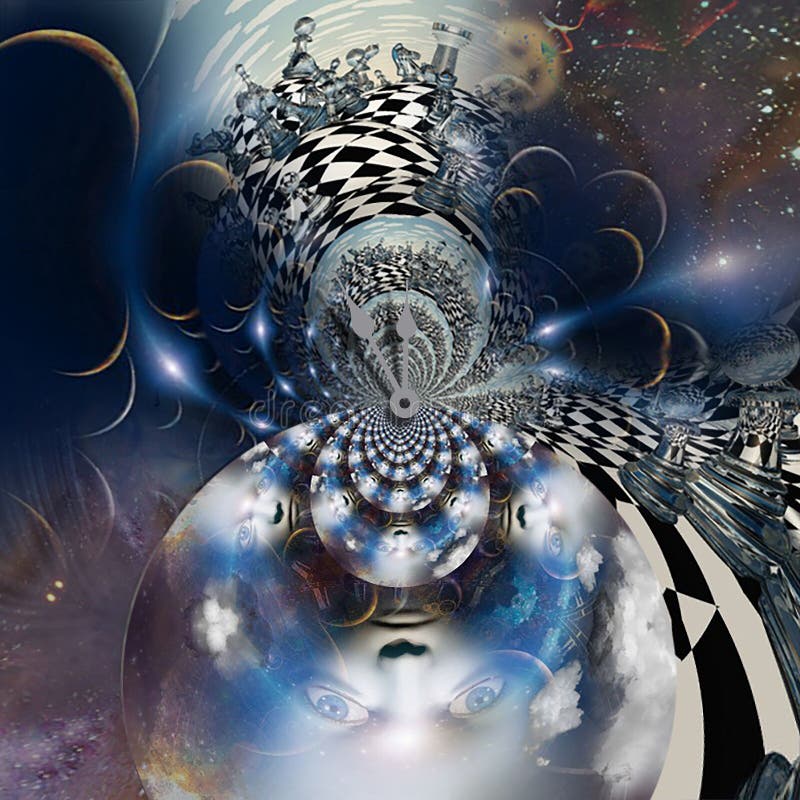 Endless Dreams. 3D Rendering Stock Illustration - Illustration of ...