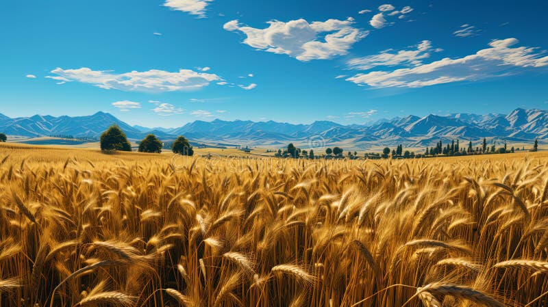 The Endless Expanses of the Field, Crowned with Golden Ears of Wheat ...