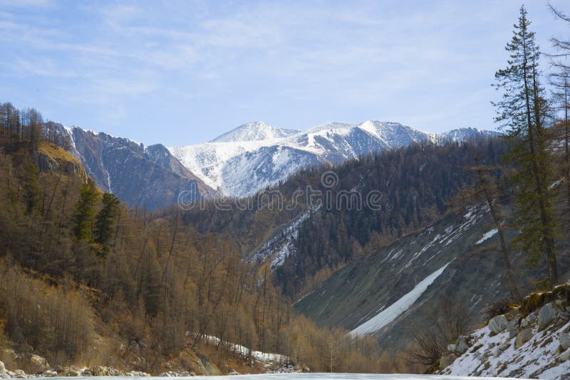 The Endless Expanses of the Siberian Mountains Stock Photo - Image of ...