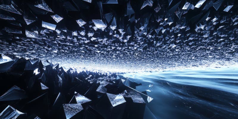 An Endless Field of Stars Reflecting upon the Frozen Surface of an ...