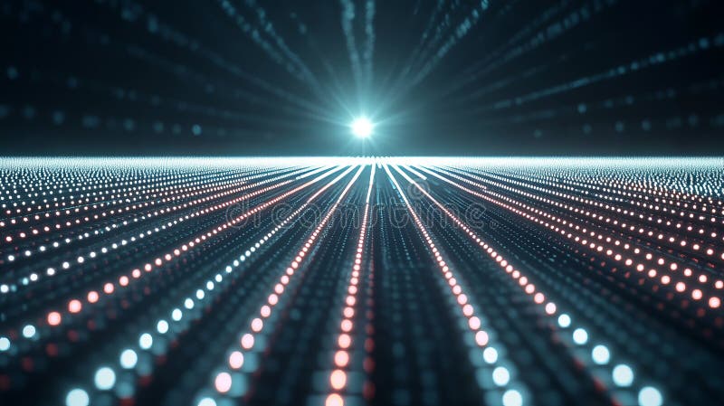 Fields of Solar Panels Reflecting Bright Light. Clean Energy and Future ...