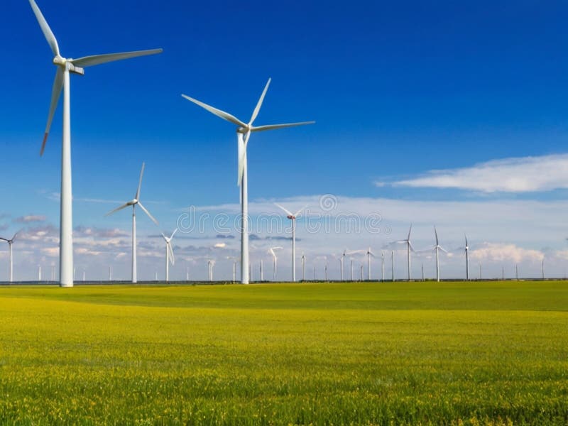 Endless fields of wind stock illustration. Illustration of farm - 311614743