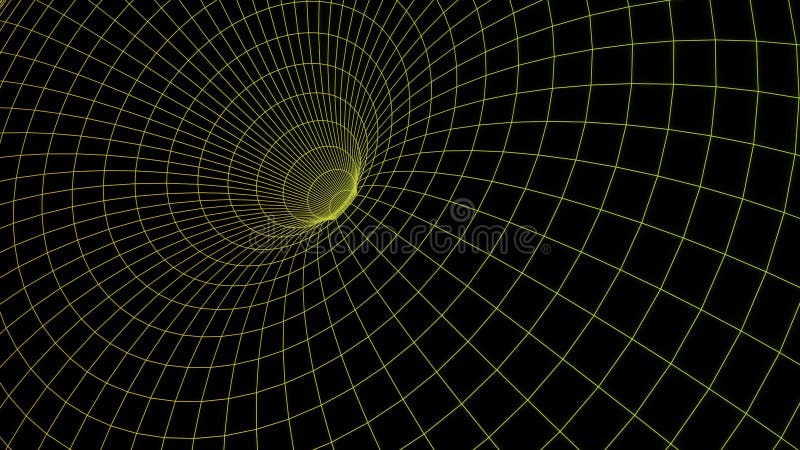 Endless Framed Tunnel in Endless Motion. Design. Black Hole Digital ...
