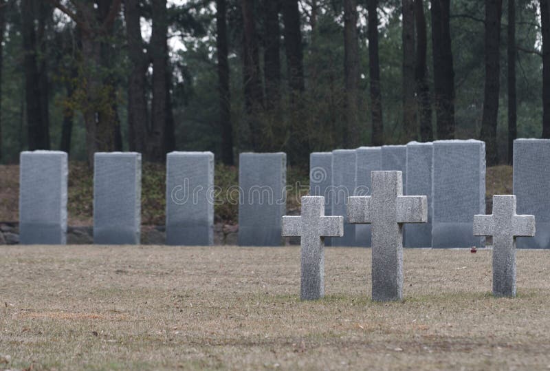 Endless Graveyard in Poland Stock Image - Image of sunny, grave: 52077479