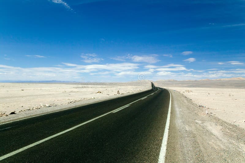 Endless highway stock image. Image of vertical, south - 3986209