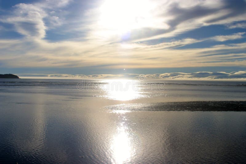 Endless horizon stock image. Image of light, cloudy, peace - 570999
