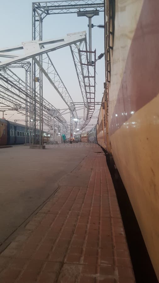 Endless Train Track stock photo. Image of tourism, landmark - 141285846