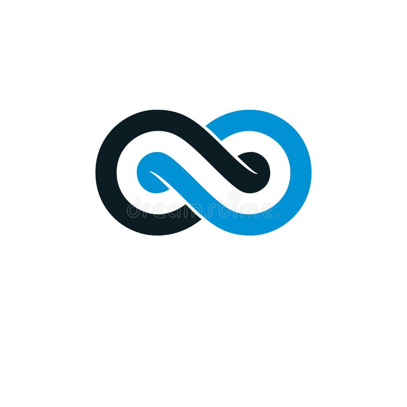 Endless Infinity Loop Conceptual Logo, Vector Special Sign. Stock ...