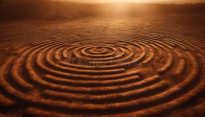 An Abstract Labyrinth, Where Paths of Imagination Intertwine Endlessly ...